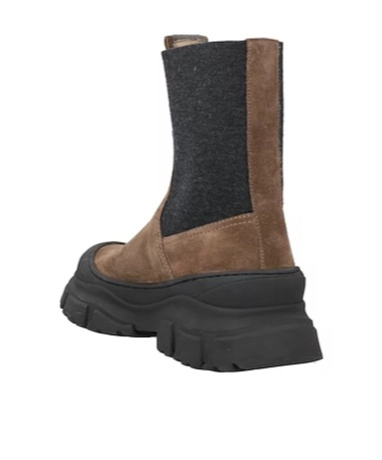 Brunello Cucinelli Twotone Platform Boots