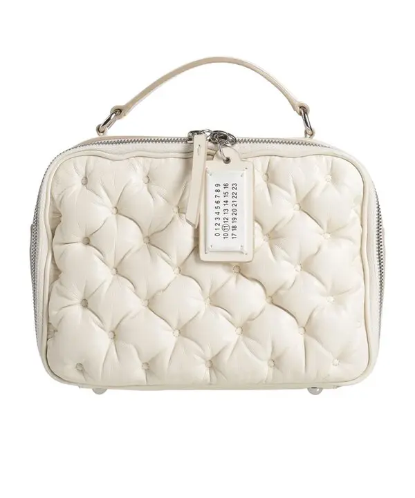MAISON MARGIELA Medium-sized Solid-color Leather Handbag
