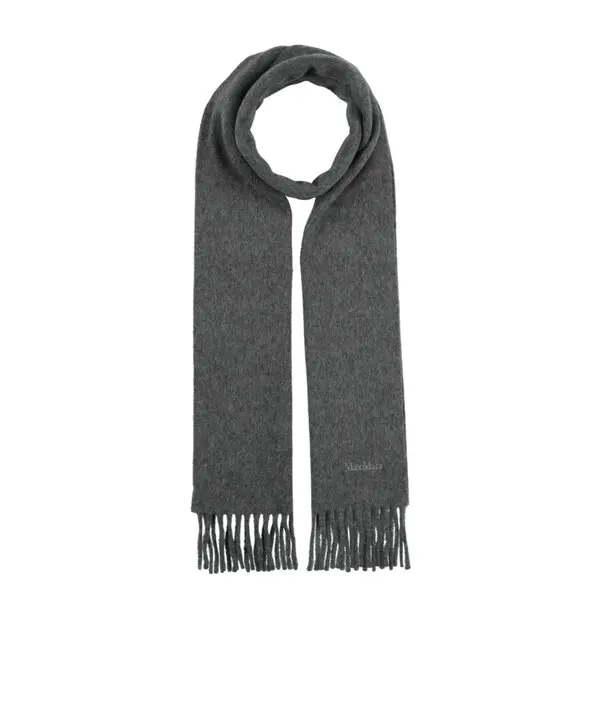 Max Mara Minimalist Wool Scarf - Black