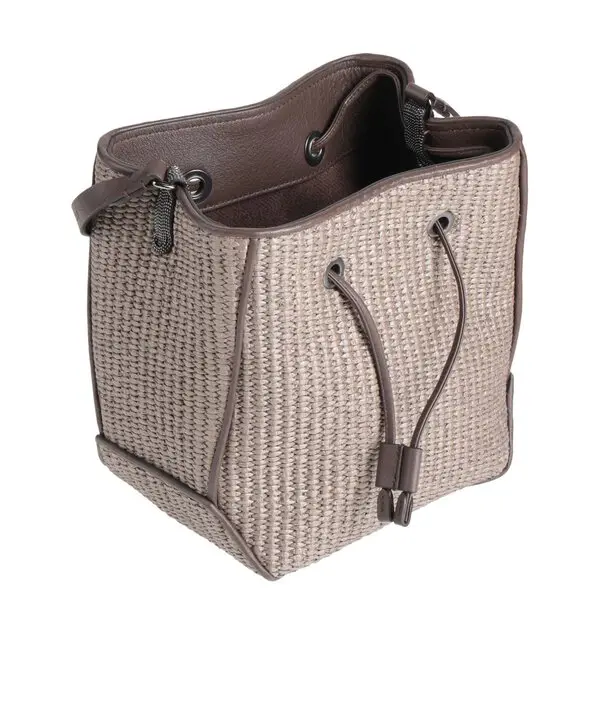 Brunello Cucinelli Twotone Mini Bucket Bag