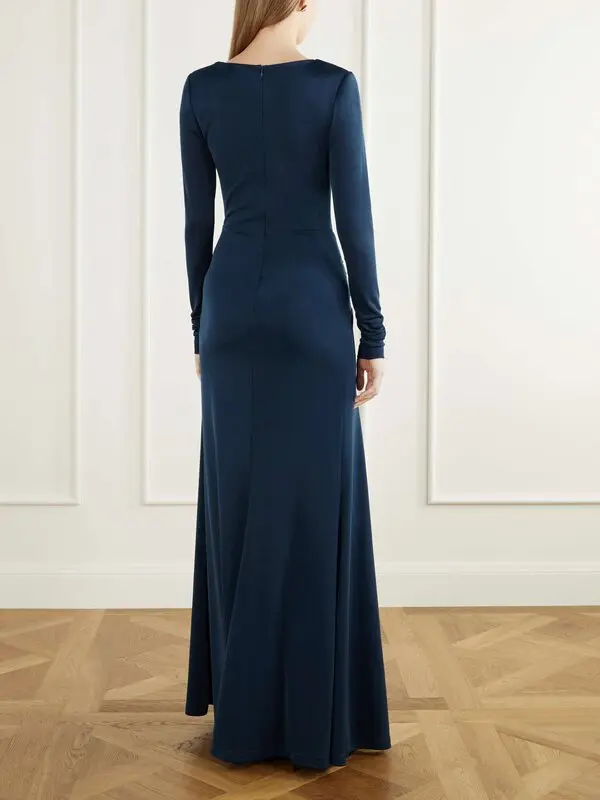 Rebecca Vallance Kiana Embellished Gathered Stretch Gown