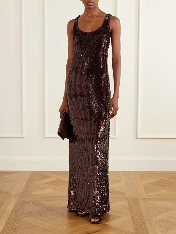 Simkhai Sequined Maxi Dress