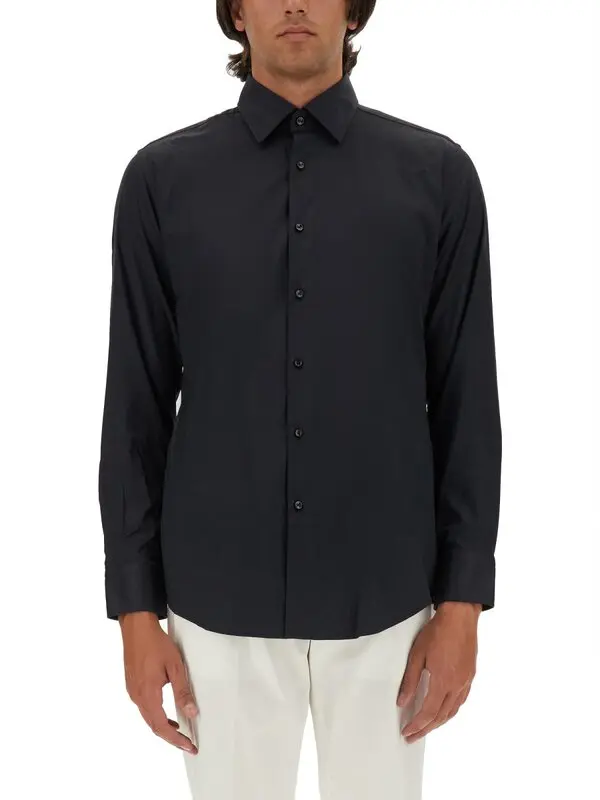 Hugo Boss Performance-stretch Twill Slim-fit Shirt