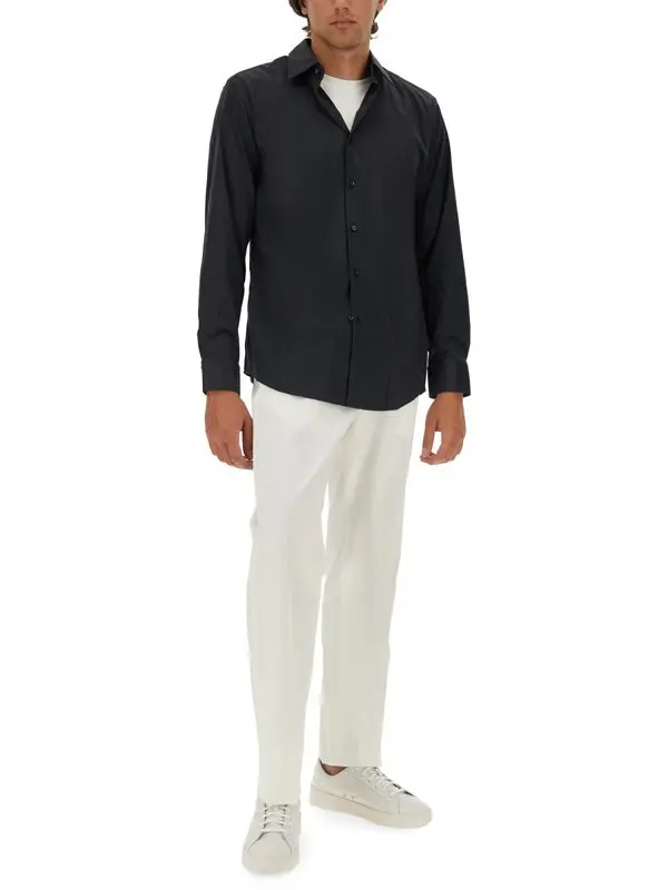 Hugo Boss Performance-stretch Twill Slim-fit Shirt