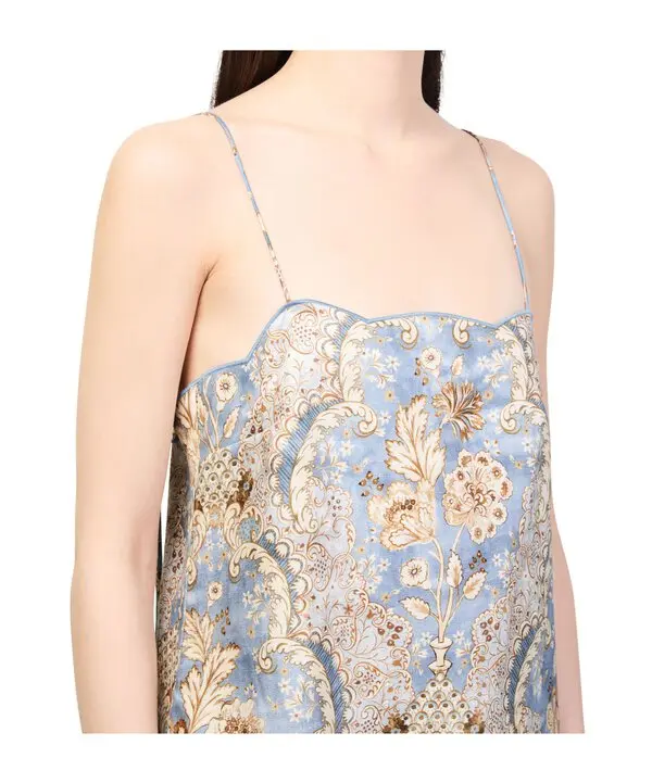 Zimmermann Daylight Scallop Mini Dress