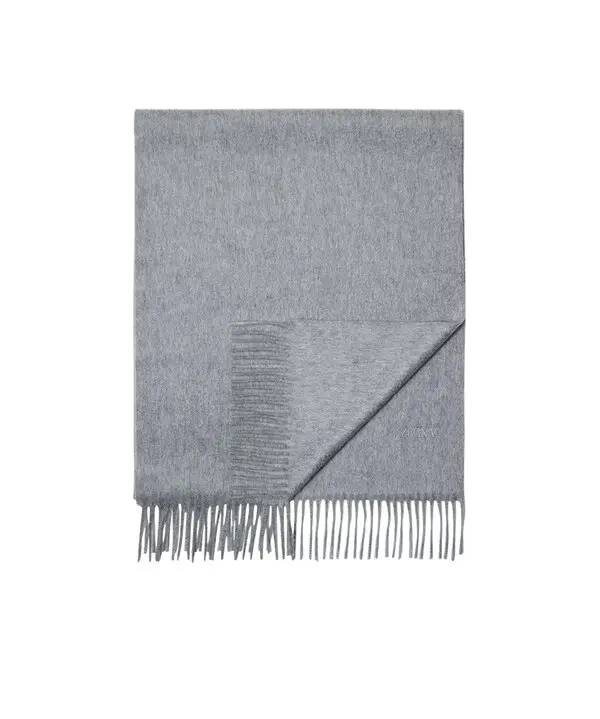 Zegna Oasi Fringed Scarf - Grey