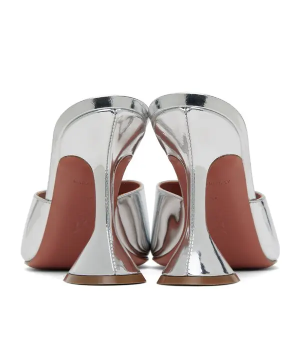 Amina Muaddi Lupita Logo High-heeled Sandals