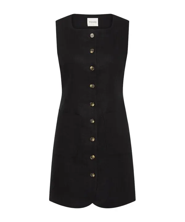 Posse Emma Button Down Mini Dress