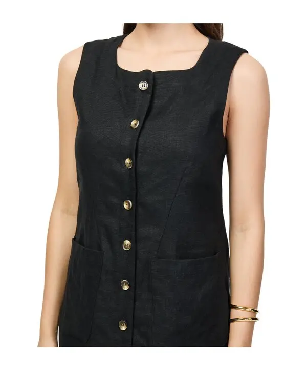 Posse Emma Button Down Mini Dress