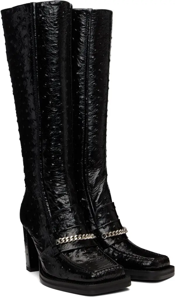 Martine Rose Square-toe High-heeled Boots