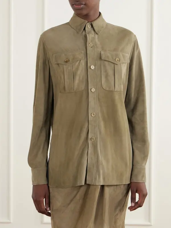 Ralph Lauren Landry Suede Shirt