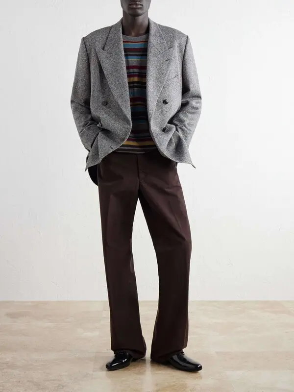 Dries Van Noten Straight-leg Cotton Trousers