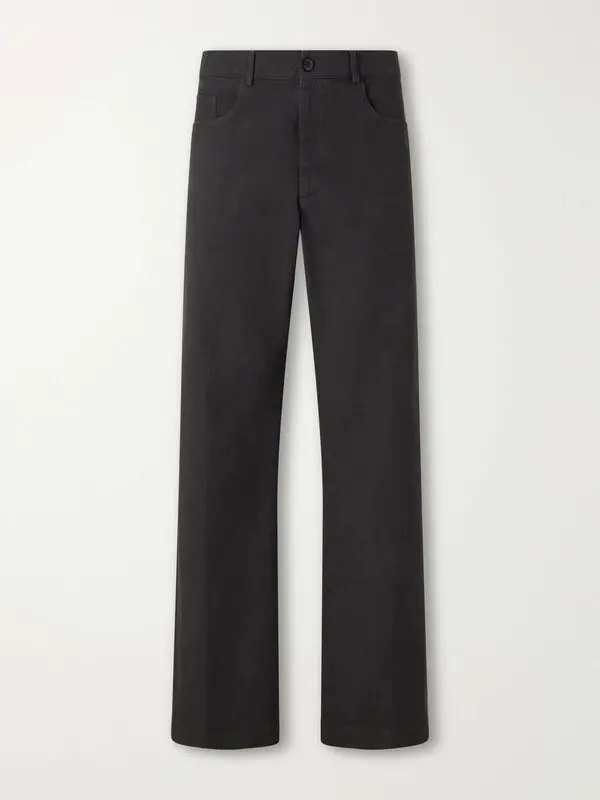 Dries Van Noten Straight-leg Cotton Trousers