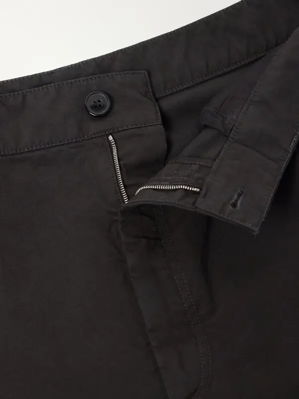 Dries Van Noten Straight-leg Cotton Trousers - Gray