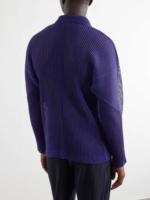 Issey Miyake Rustic Mesh Pleated Shirt