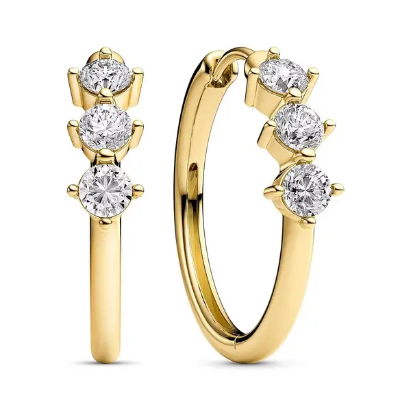 SIF JAKOBS JEWELLERY Princess Creolo Grande Earrings - Gold