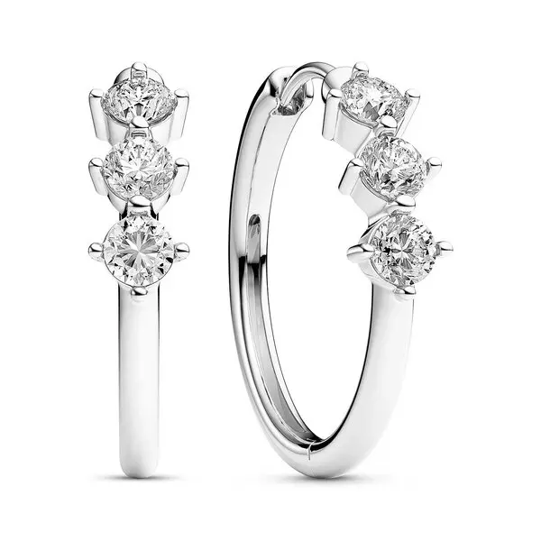 SIF JAKOBS JEWELLERY Earrings Princess Creolo Grande - Silver