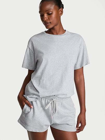 Victoria's Secret Angel Essentials 100% Cotton Boyfriend Oversized Tee