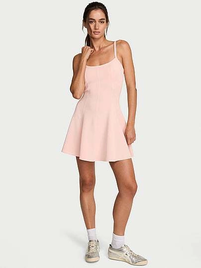 Victoria's Secret Featherweight Knit Flare Dress - Pink