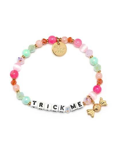 Pink Little Words Project Trick Me Bracelet