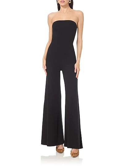 Victoria's Secret Afrm Nicola Strapless Jumpsuit - Black