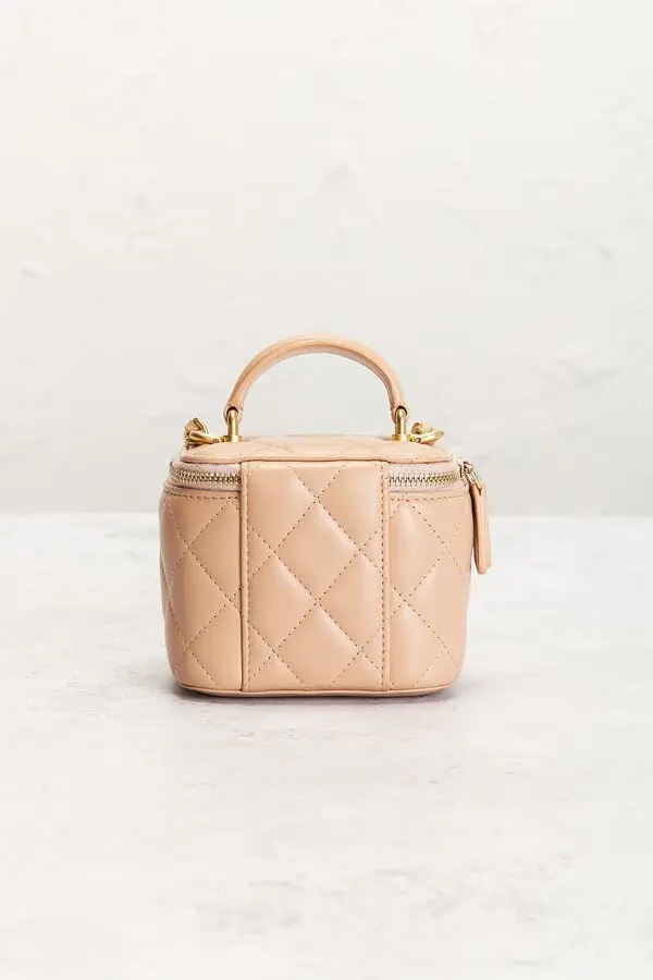 Chanel Lambskin Mini Classic Vanity Case - Pink