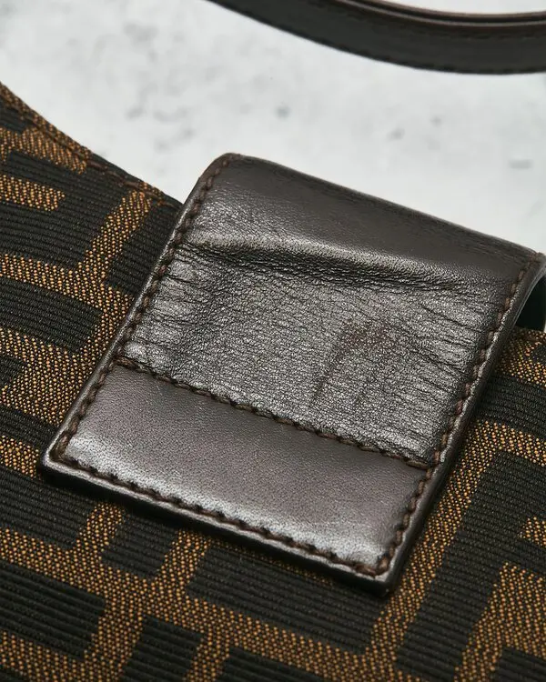 FWRD RENEW Fendi Zucca Shoulder Bag