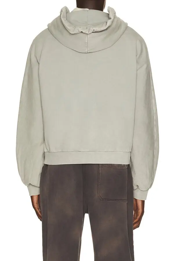 ADVISRY Glove Zip Up Hoodie In Grey