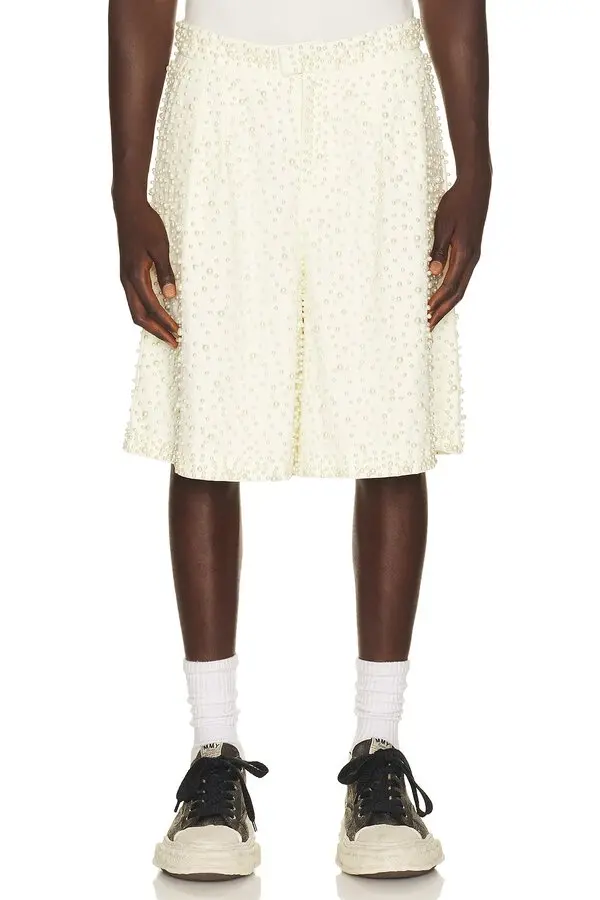 ADVISRY Pearl Shorts - Cream