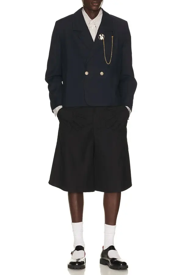 ADVISRY Double Breasted Blazer