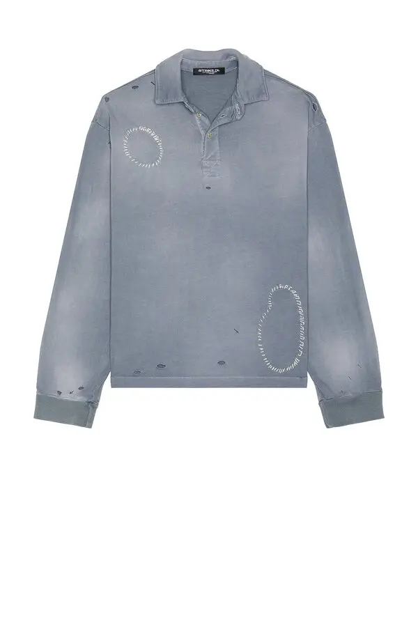 STRIKE OIL Thrashed Rugby Polo