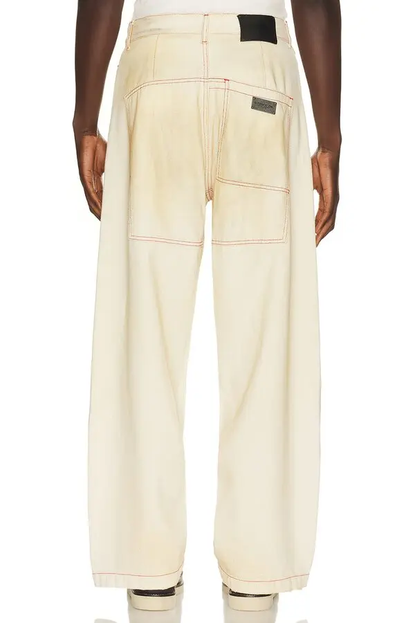 STRIKE OIL Russian Military Dbl Panel Pants In Beige