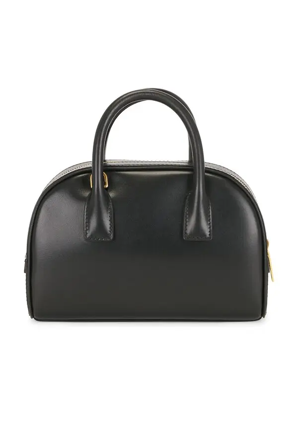 Saint Laurent Mini Sac De Jour Supple Boston Bag In Black