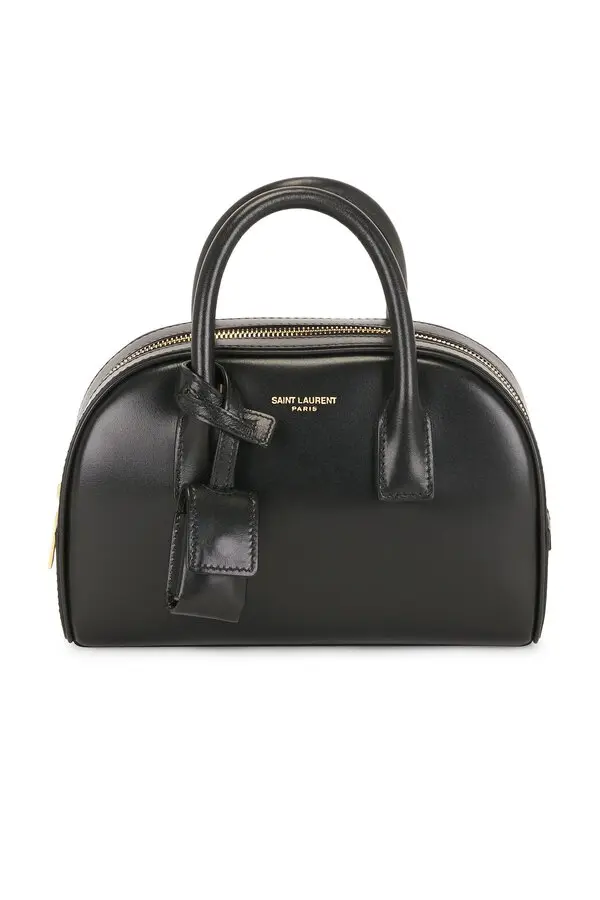 Saint Laurent Mini Sac De Jour Supple Boston Bag - Nero