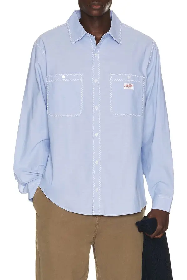 MALBON Benchmark Shirt In Blue