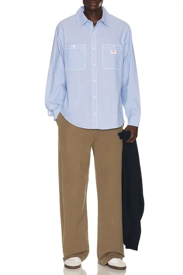 MALBON Benchmark Shirt In Blue