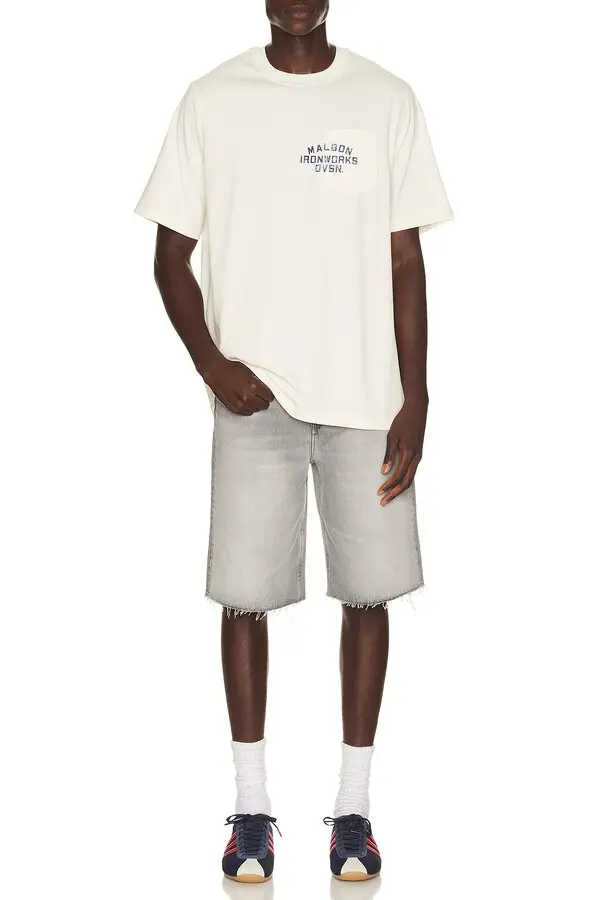 MALBON Vista Ironworks Tee In White