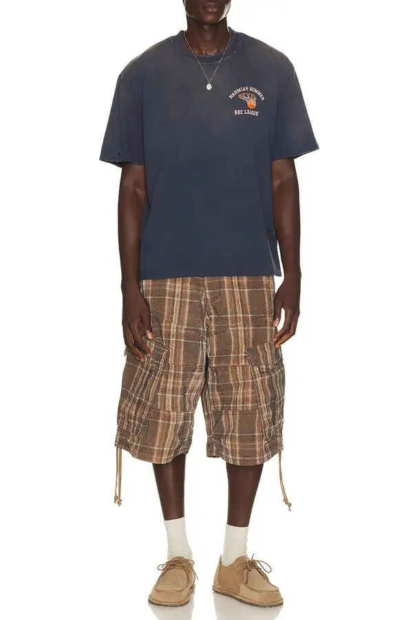 NAHMIAS Rec League Boxy Tee In Blue