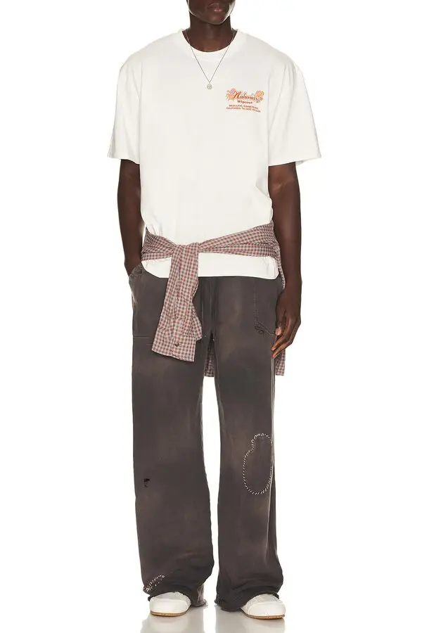 NAHMIAS Wipeout Surf Shop Boxy Tee In White