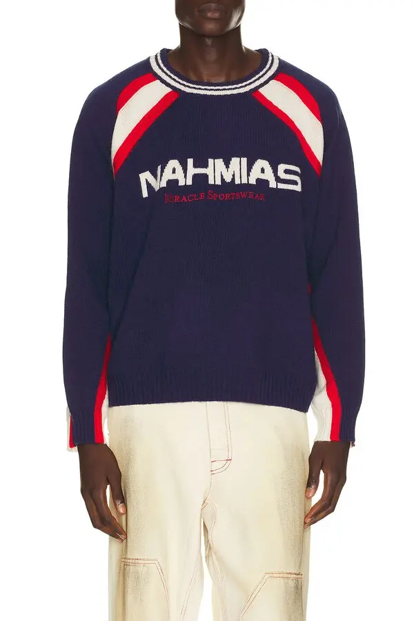 NAHMIAS Miracle Sportswear Sweater In Blue