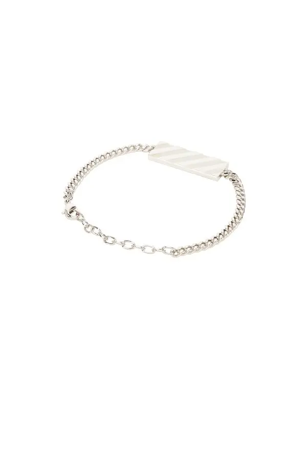 Off-White Diag Bracelet In Metallic