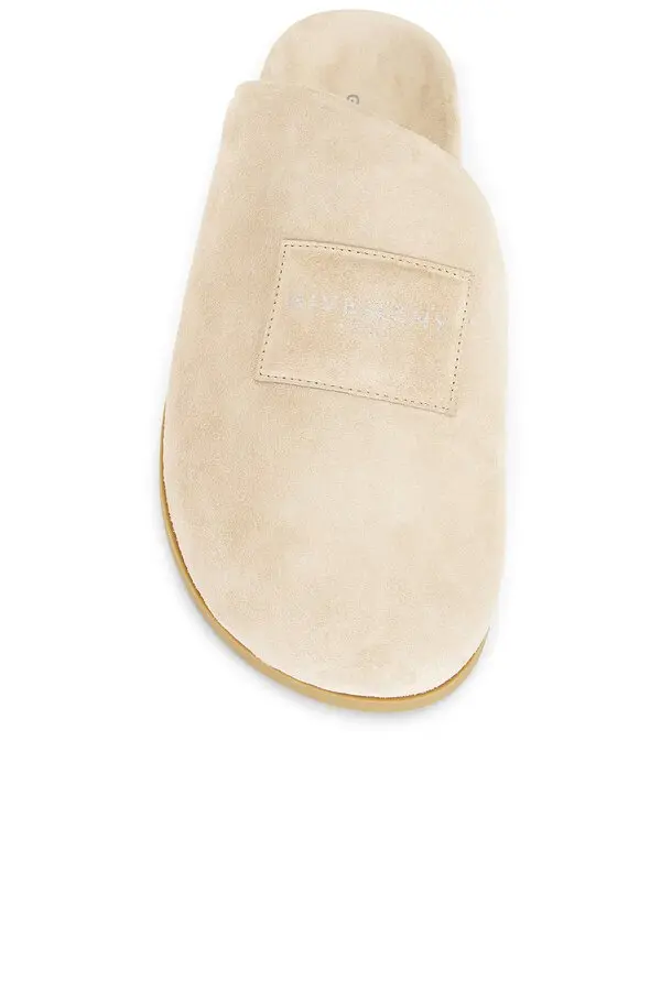 Givenchy Suede Puffy Mules