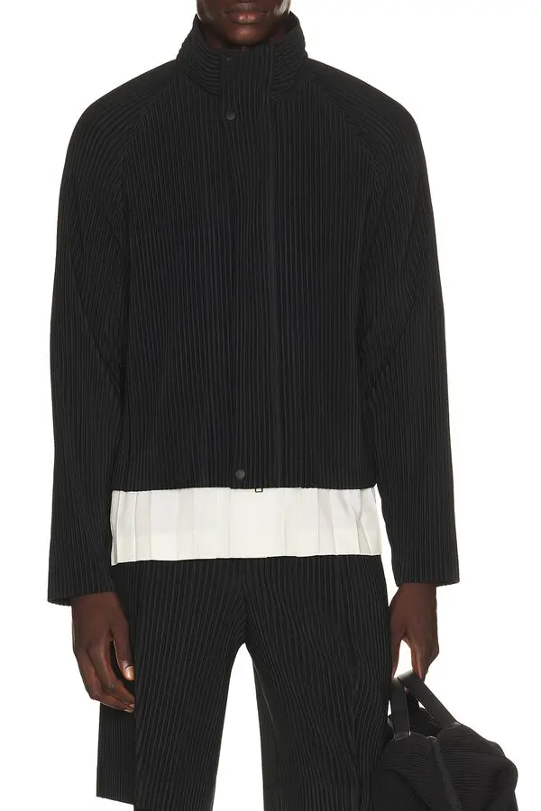 Issey Miyake Tailored Pleats 1 Blouson - Black