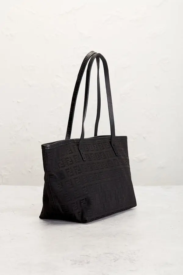 Fendi Zucchino Roll Tote Bag