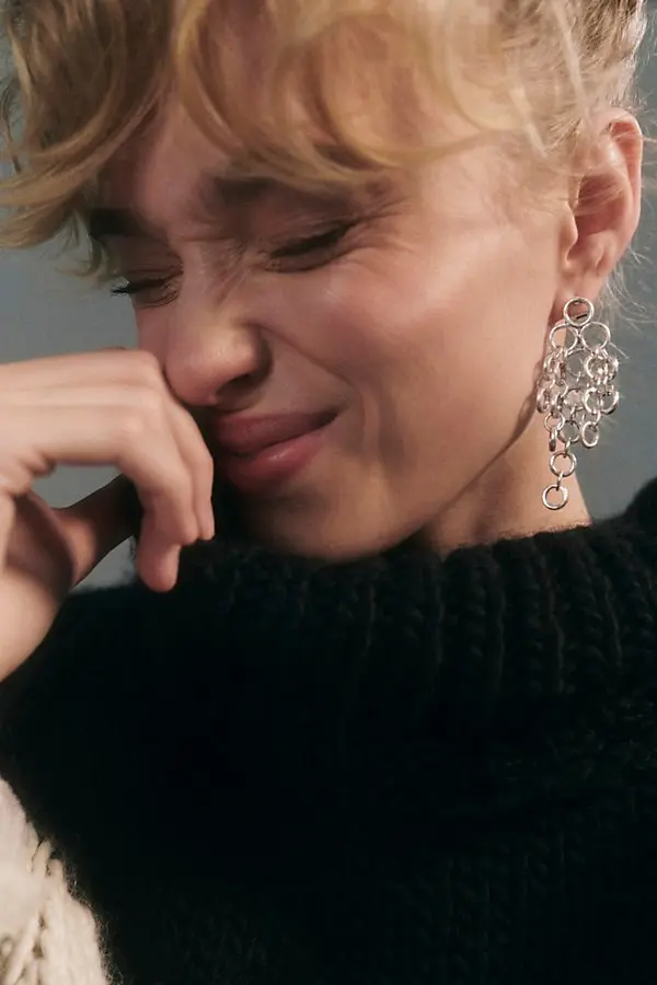 Free People Anabel Dangle Earrings - Silver