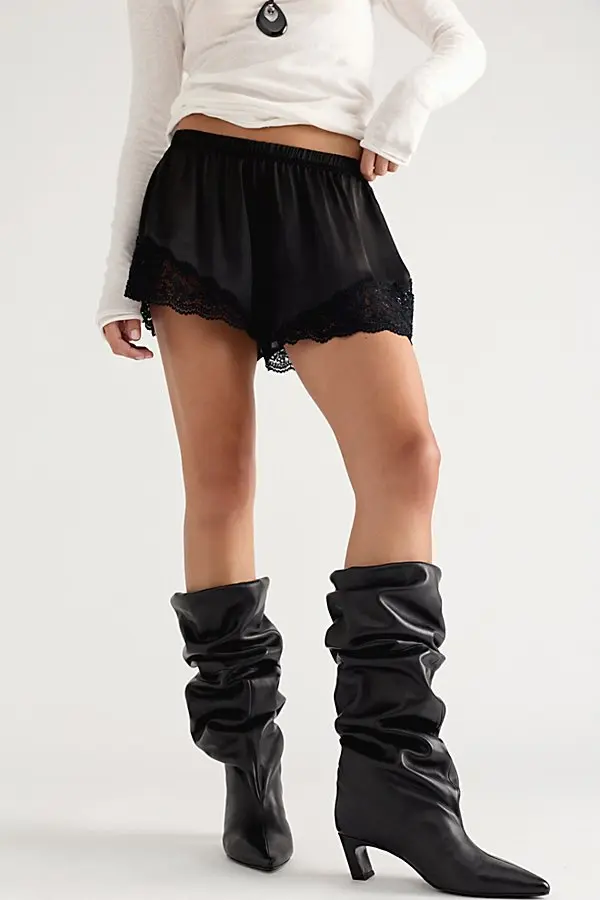 Ash Asa Heeled Boots - Black