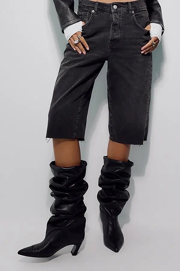 Ash Asa Heeled Boots - Black