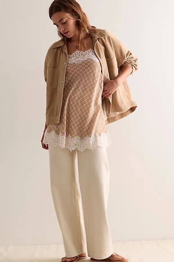 Free People Up To Something Mini Slip Dress