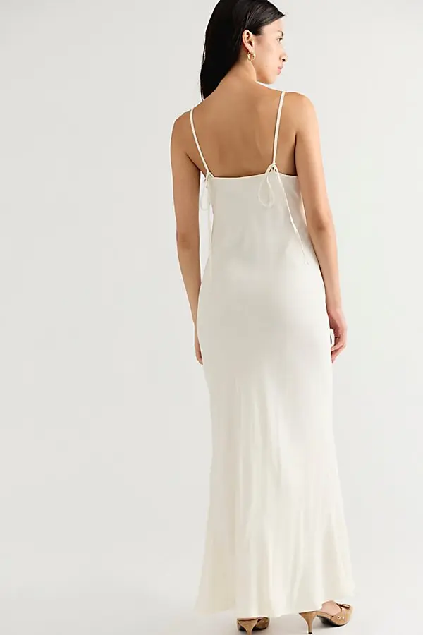 NIGEL PRESTON Savannah Embroidered Slip Dress
