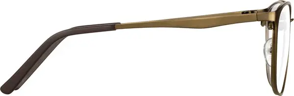 Zenni Square Glasses Flex Titanium Full Rim Frame